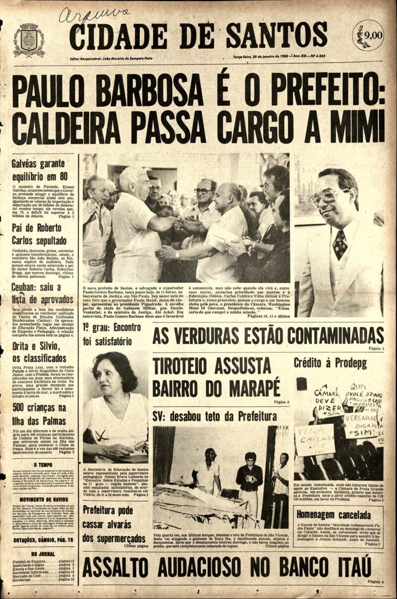 Carlos Caldeira, o dono de jornal que virou prefeito | Marco Zero